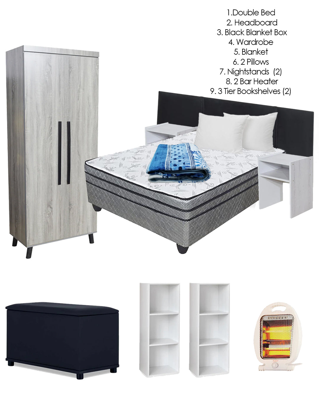 Bedroom Bundle (Limited Time Combo) – Bawas Furnishers
