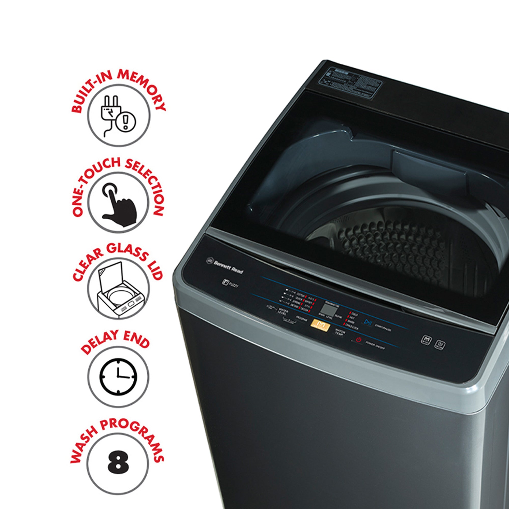 Bennett Read 12KG Top Loader Washing Machine JCW120 – Bawas Furnishers