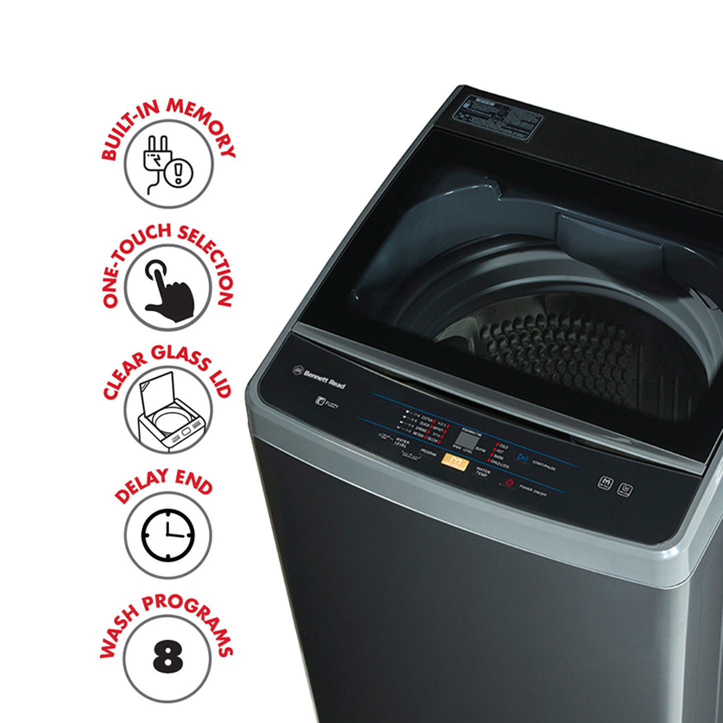 Bennett Read 12KG Top Loader Washing Machine JCW120 – Bawas Furnishers