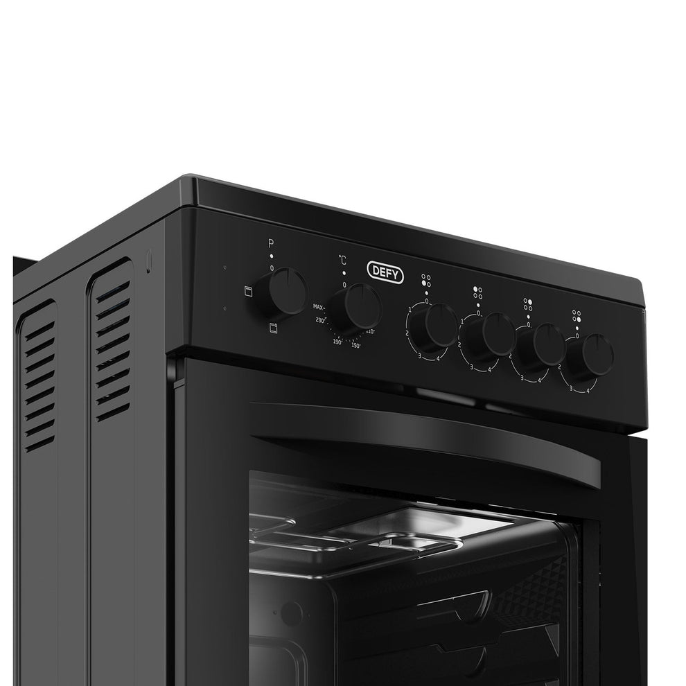 Defy 4 Plate Compact Stove Black FC - DSS554 – Bawas Furnishers