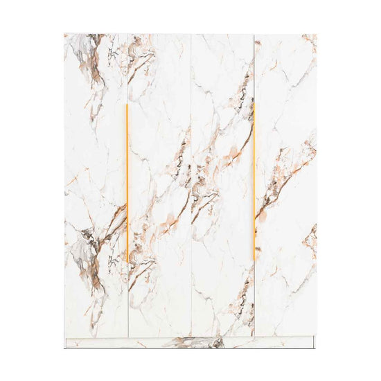 Marble 4 Door Wardrobe – Available In 3 Colours – Bawas Furnishers