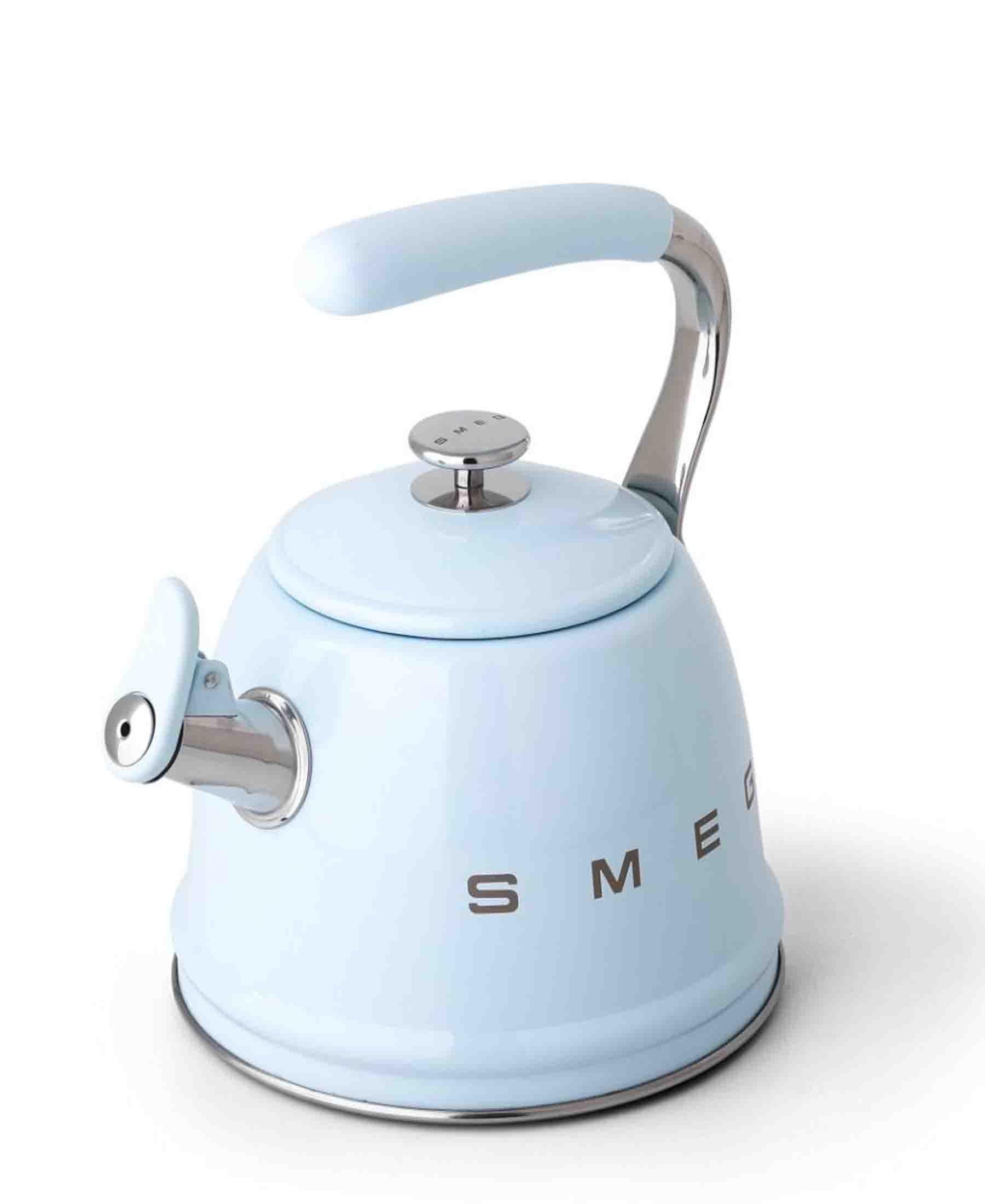 Smeg Whistling Stovetop Kettle - Pastel Blue – Bawas Furnishers