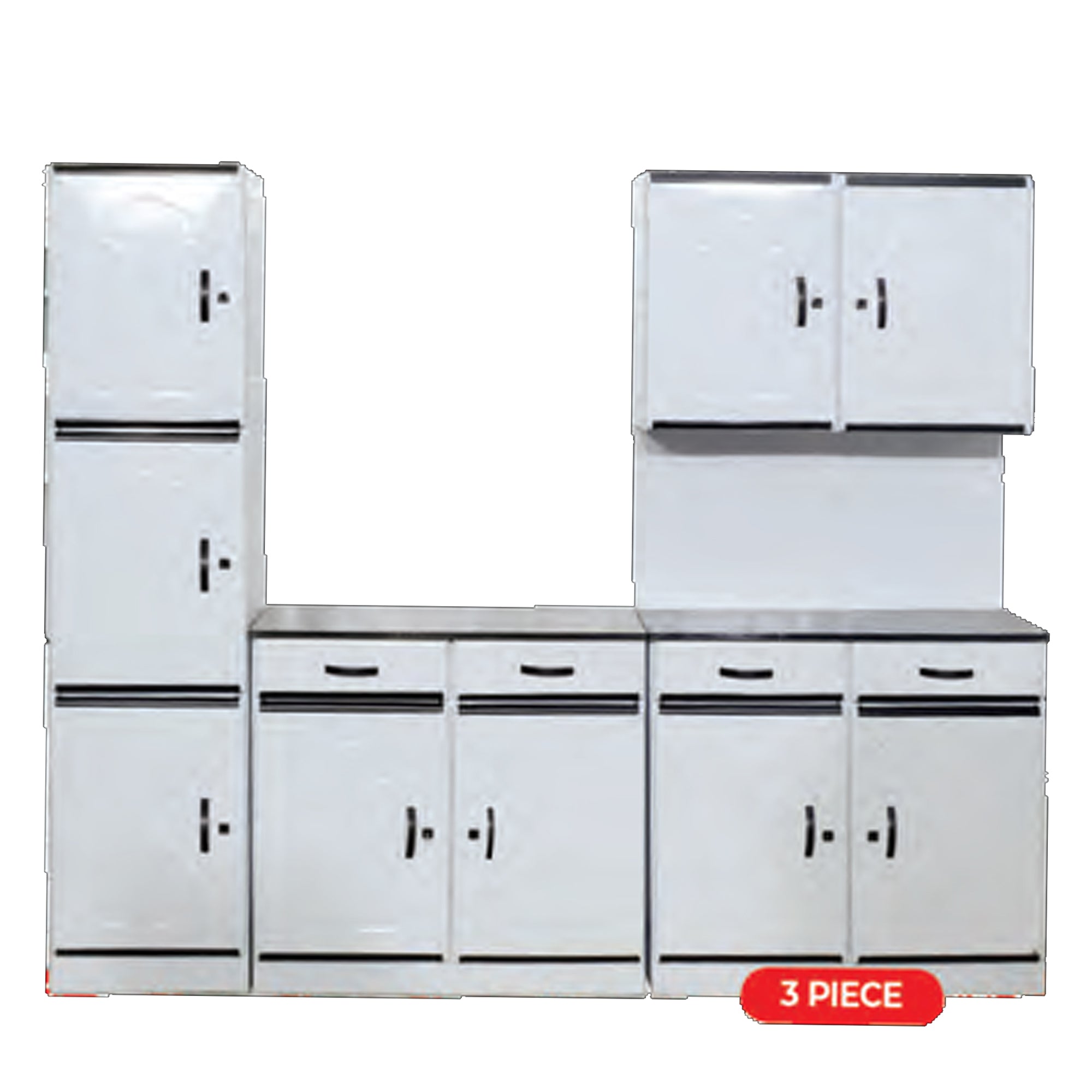 Delmore Kitchen Scheme 3 Piece Metallic – Bawas Furnishers