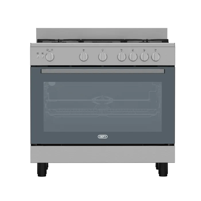 Defy 90cm Full Gas Range Cooker Grey DGS90G – Bawas Furnishers