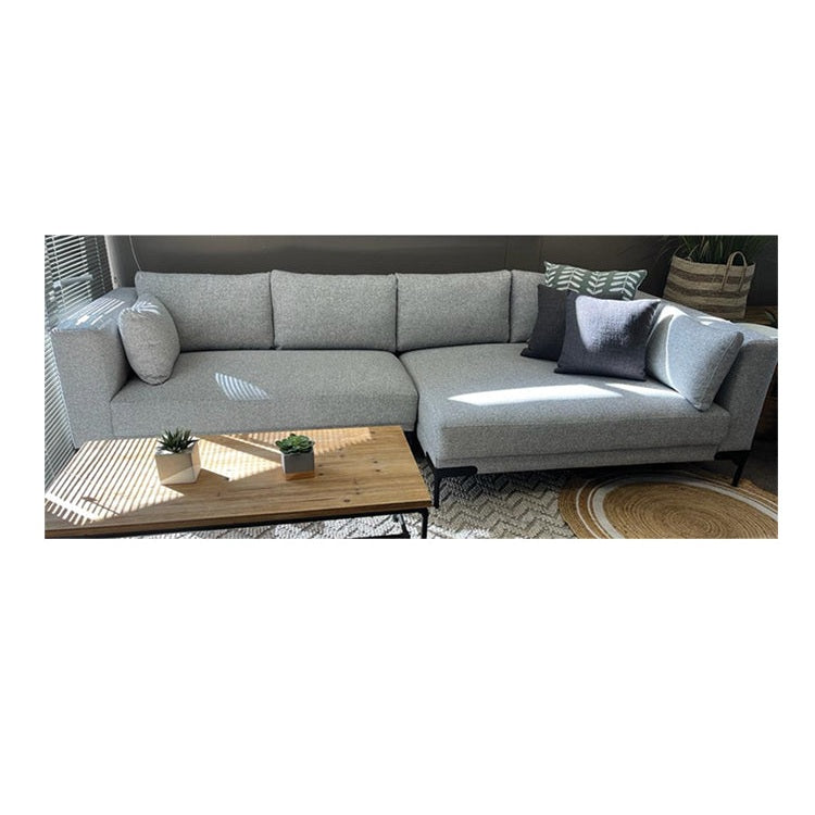 Earthline 2 Piece Ibiza Chaise - Granite – Bawas Furnishers