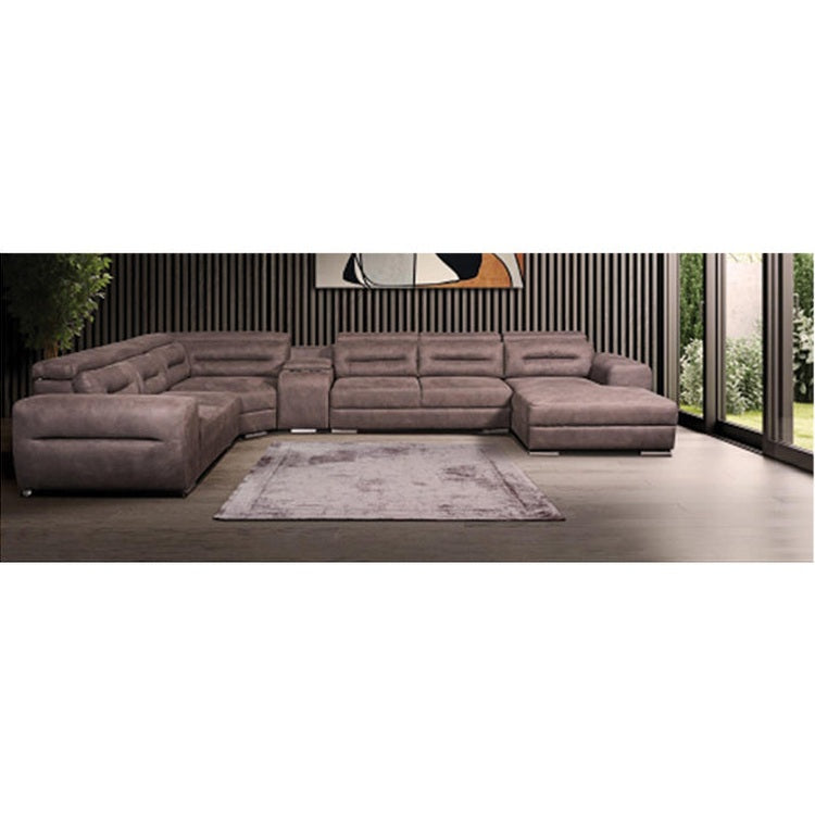 Earthline Okavongo 5 Piece Corner Couch - Close Out Grey – Bawas Furnishers