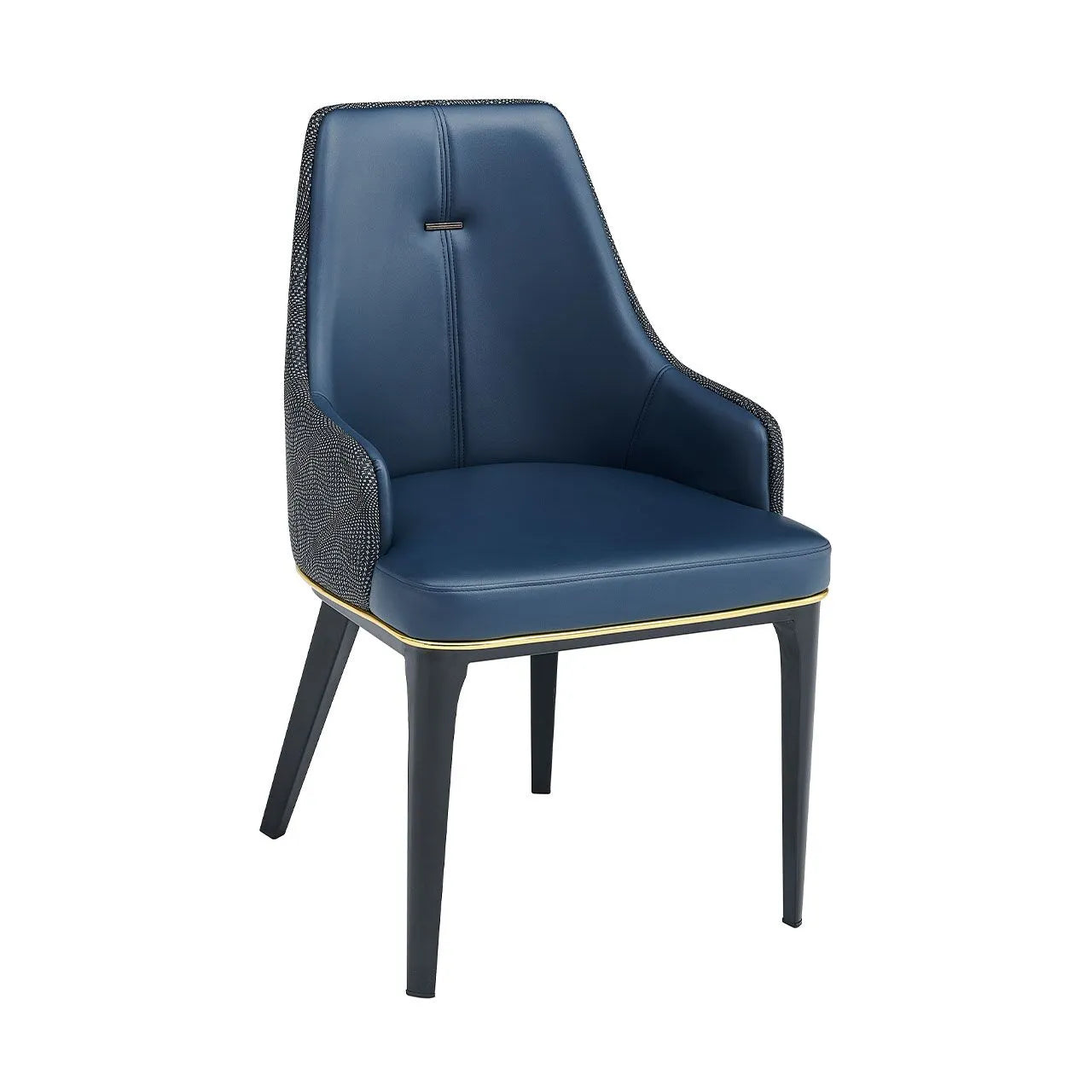 Modern Dark Blue Dining Chair MWCH105 – Bawas Furnishers